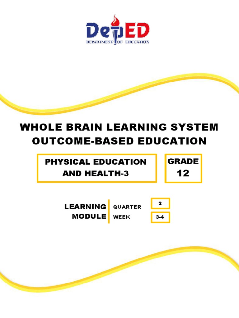 Whole Brain Learning System Outcome-Based Education: Physical Education ...
