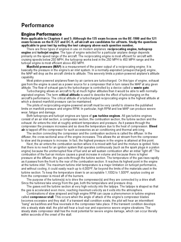 Engine Performance | PDF | Turbocharger | Takeoff