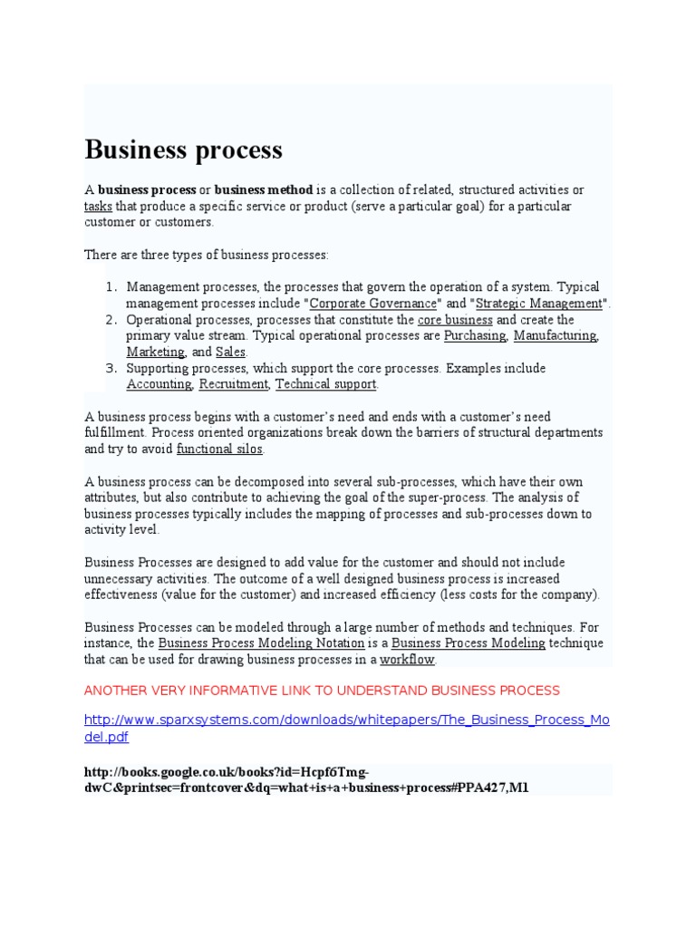 Business Process | PDF | Histogram | Business Process Management