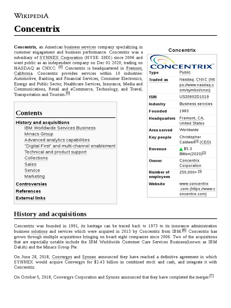 Concentrix: Concentrix, An American Business Services Company ...