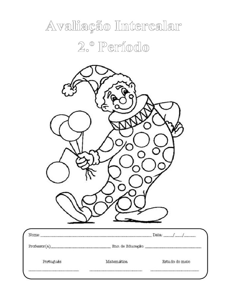 Capa Fichas Intercalar 2.º Período | PDF