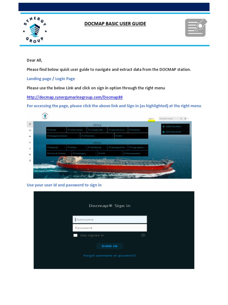 Docmap Basic User Guide | PDF