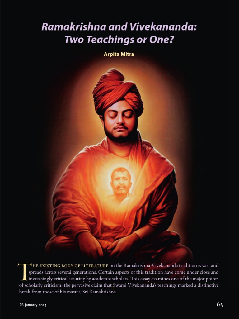 Ramakrishna and Vivekananda Two Teaching | PDF | Swami Vivekananda ...
