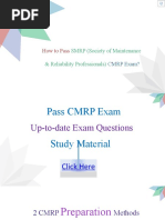 CMRP Practice Test PDF | PDF | Reliability Engineering | Economies