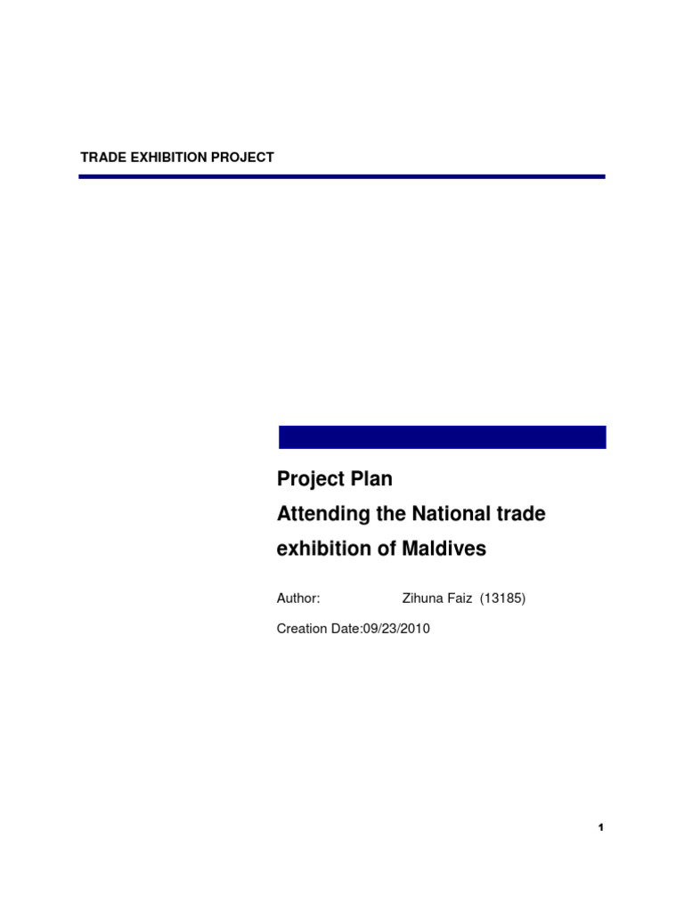 Trade Exhibition Project Management | PDF | Risk Management | Project ...