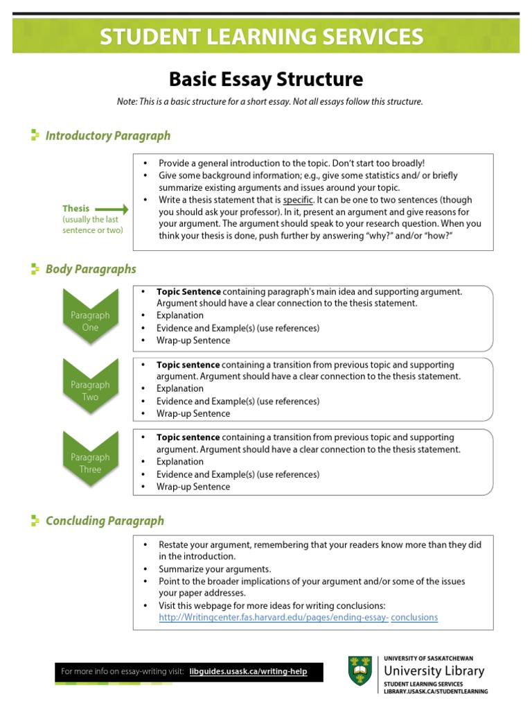 Basic Essay Structure Guide | PDF | Argument | Essays