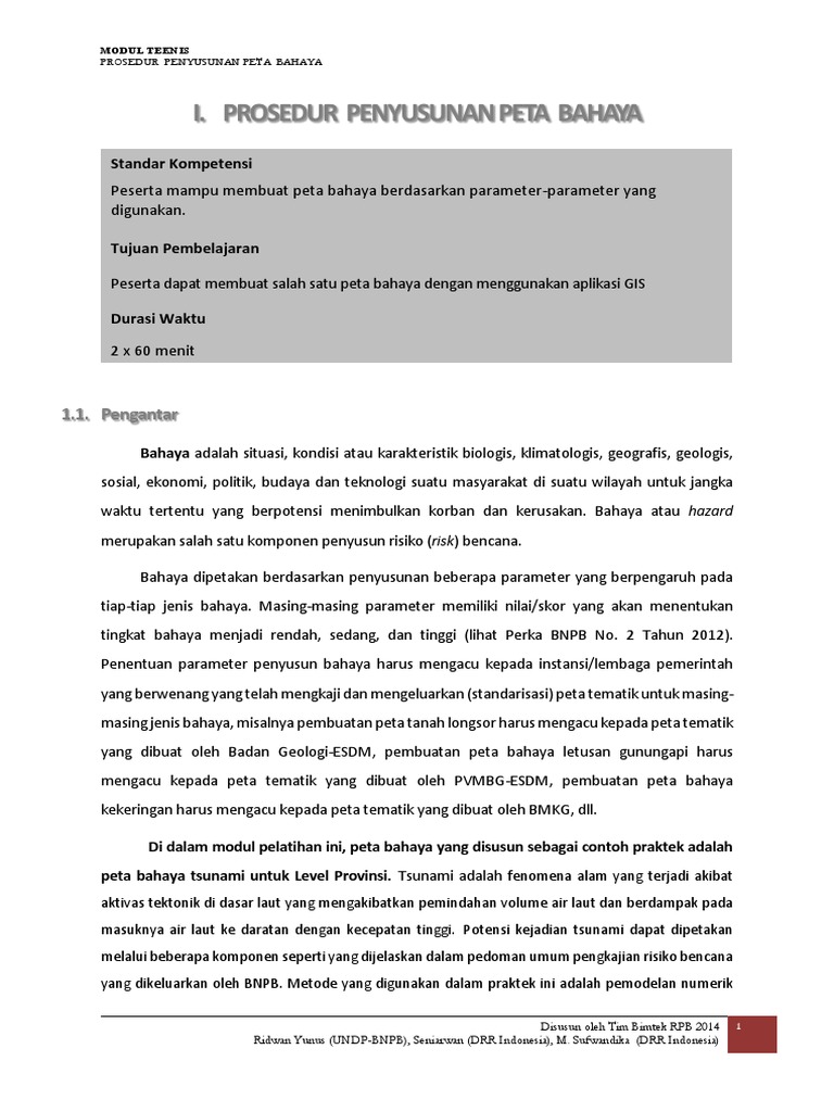 Modul Bimtek Bali - Penyusunan Peta | PDF