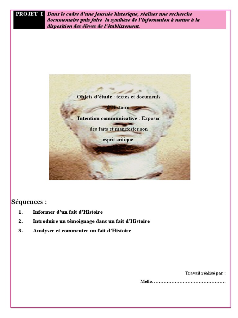 Projet1 3as | PDF | Esclavage | Algérie