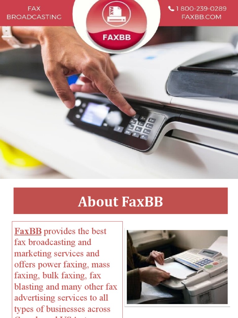 Bulk Fax Broadcasting and Advertising Services by FaxBB | PDF | Fax ...