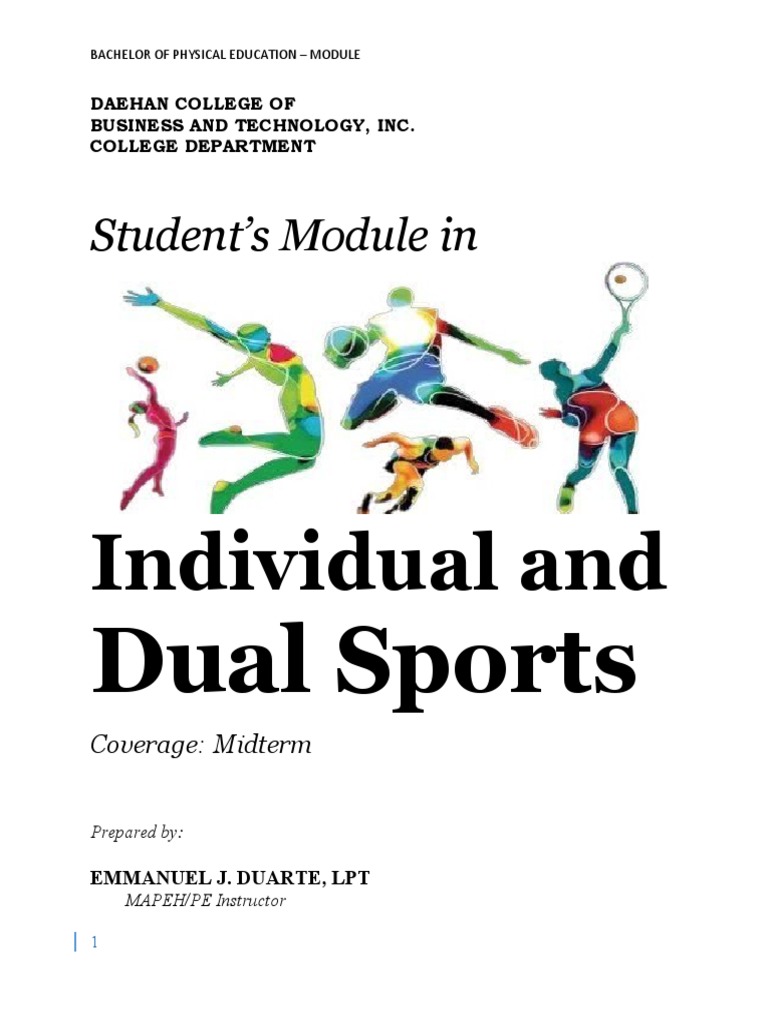 Duarte Individual and Dual Sports First Quarter | PDF | Track And Field ...