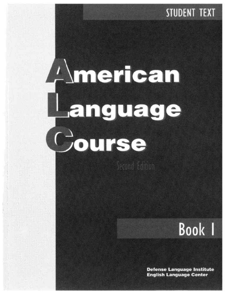 American Language Course Book 01 | PDF