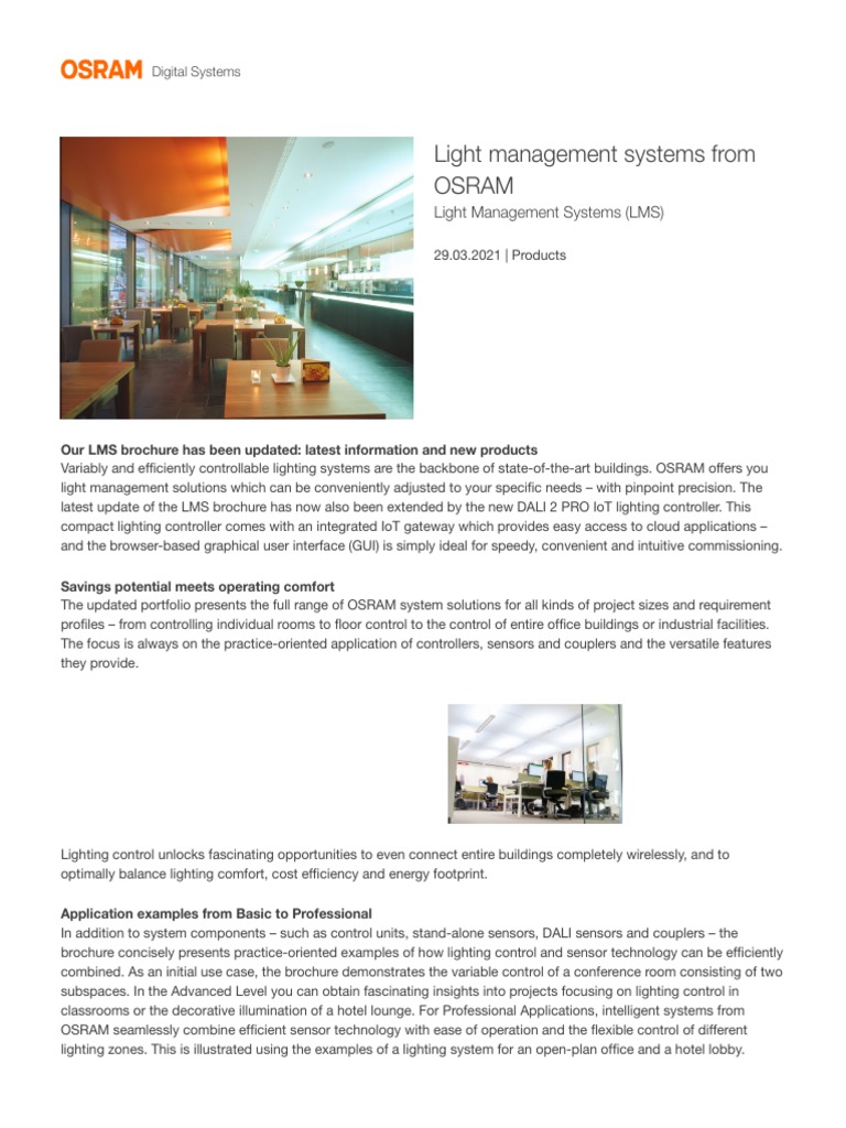 Smart and Intuitive Light Management Systems For Various Project Sizes ...