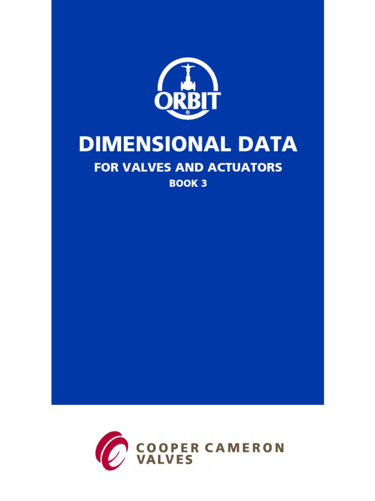 Dimensional Data: For Valves and Actuators | PDF | Valve | Actuator