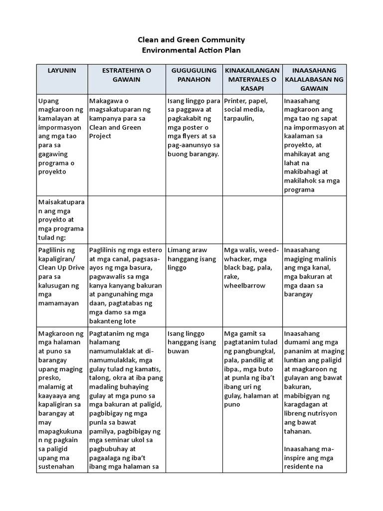 Ap - Action Plan | PDF