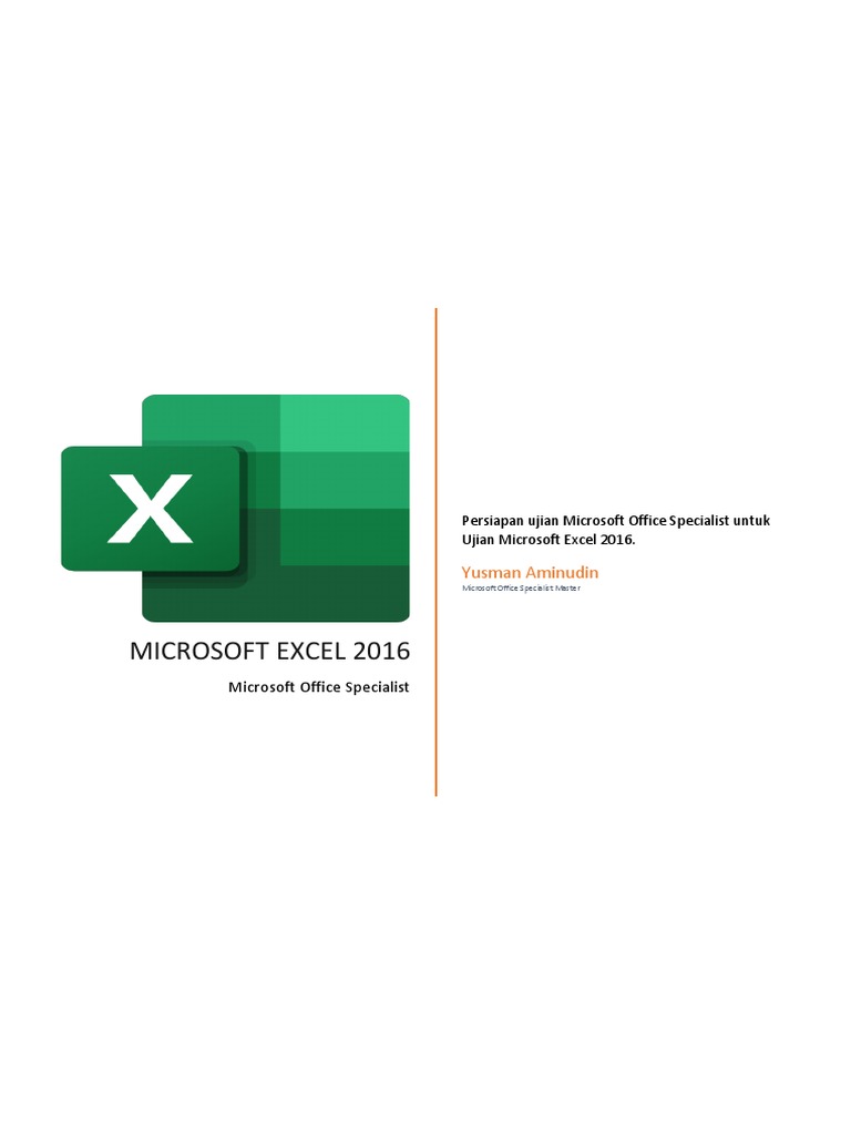 Modul Microsoft Excel 2016 | PDF