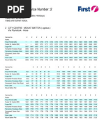 Timetable E1-E2 | PDF
