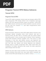 Cara Memasukkan Dan Mengolah Data Dengan SPSS | PDF