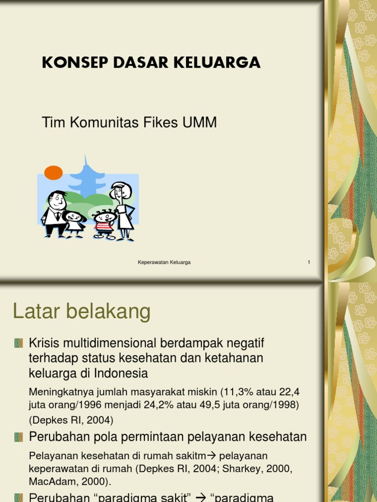 Konsep Dasar Keluarga | PDF | Pengembangan Diri | Gaya Hidup