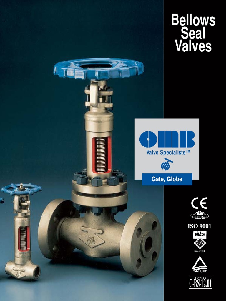 OMB Bellows Seal Valves | PDF | Valve | Screw