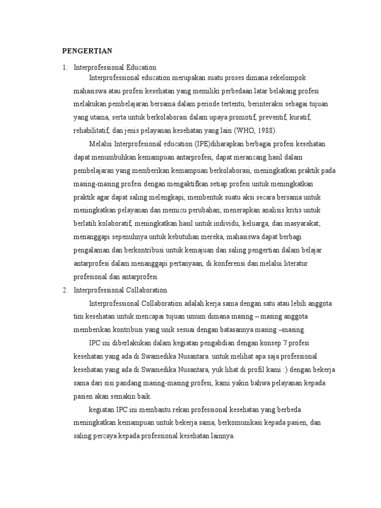 PENGERTIAN Ipe & Ipc | PDF