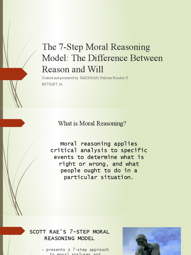 Scott Rae's 7-Step Moral Reasoning Model | PDF | Self-Improvement