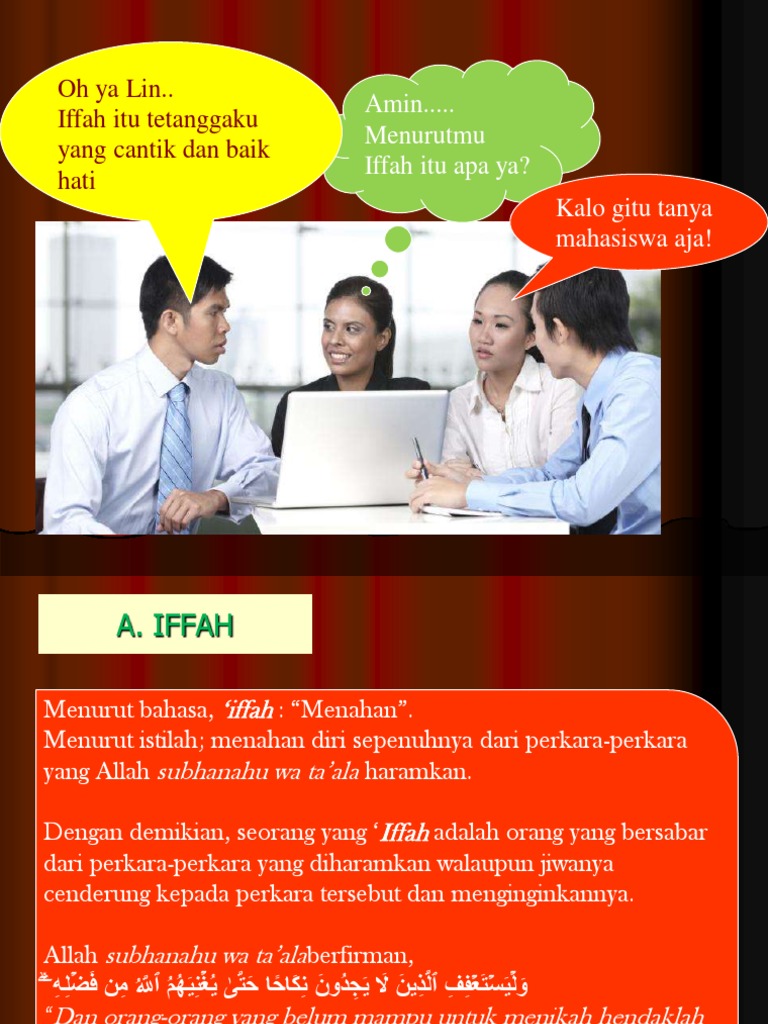 Akhlaq PD Diri Sendiri (Iffah, Zuhud, Tawadhu) | PDF