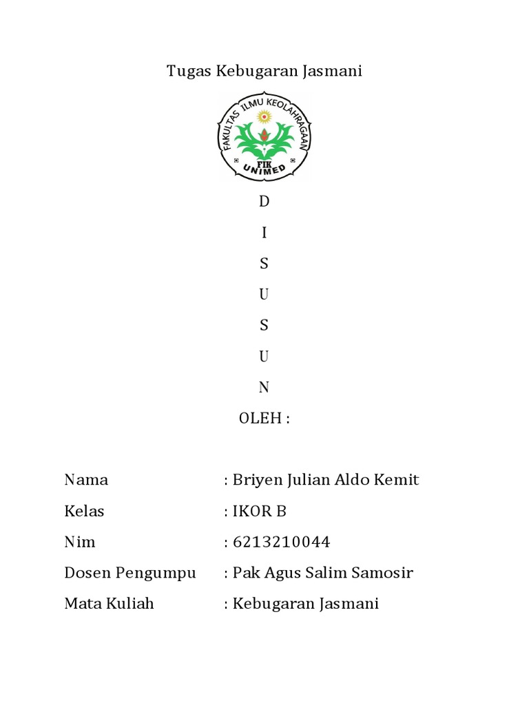 Tugas CJR Kebugaran Jasmani | PDF