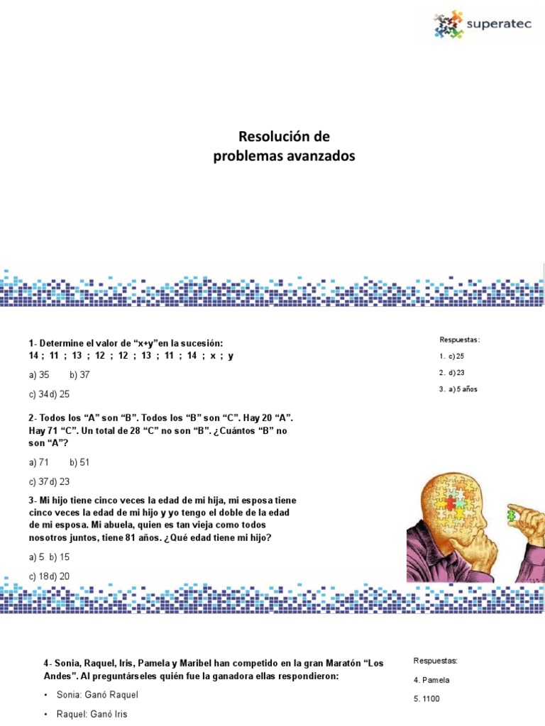 Resolución de Problemas Avanzados | PDF