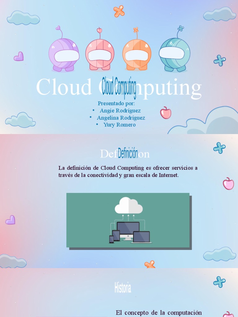 Presentación Cloud Computing | PDF | Computación en la nube | Software