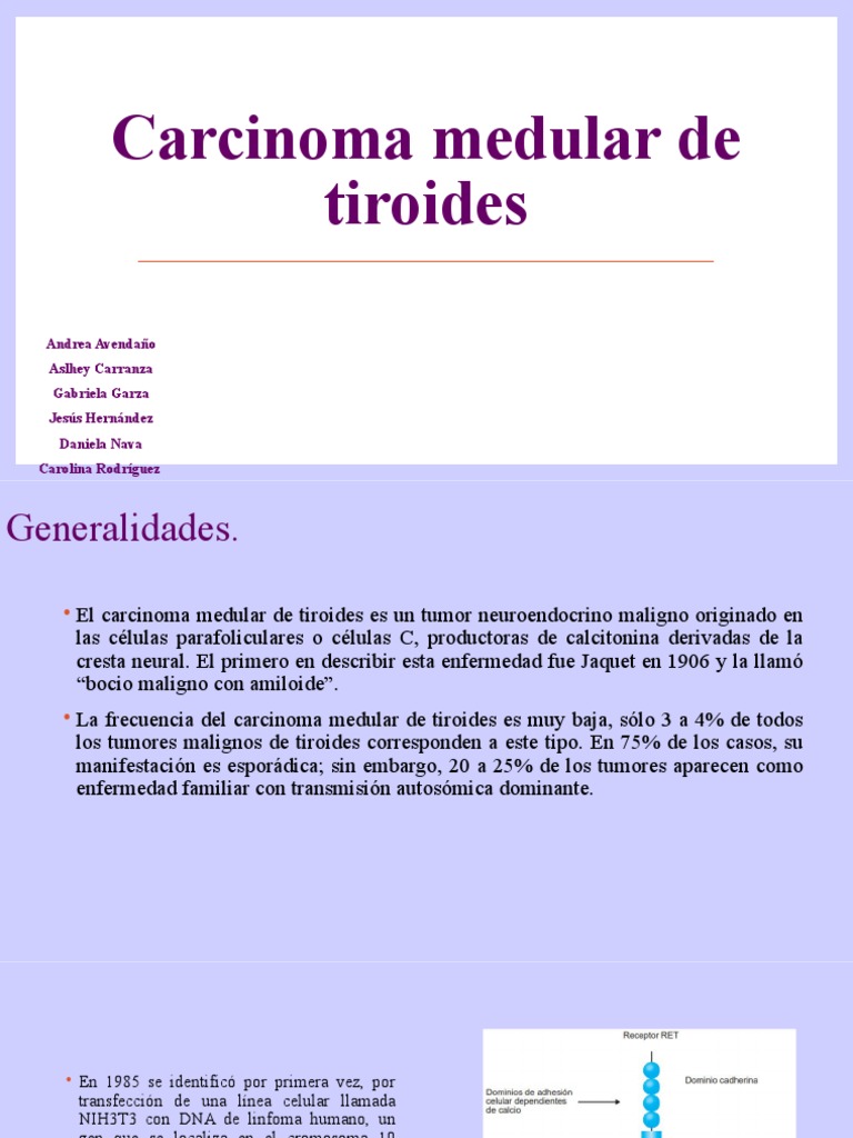 Carcinoma Medular de Tiroides | PDF | Glándulas | Enfermedades y trastornos