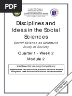 Disciplines and Ideas in The Social Sciences: Quarter 1 - Week 3 | PDF ...