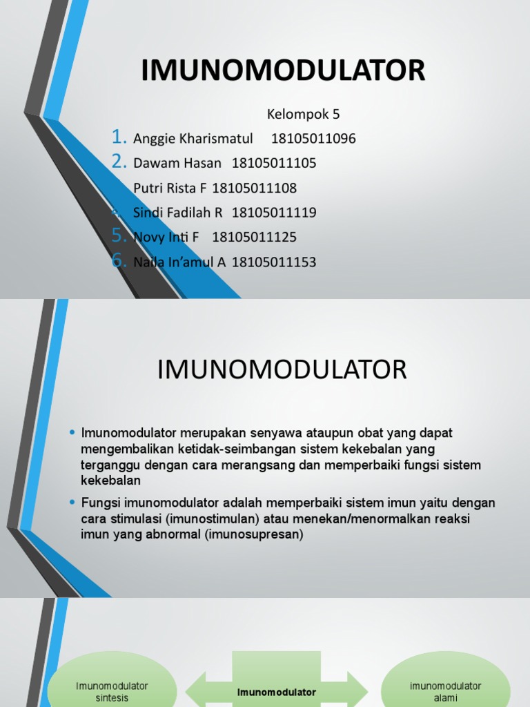 Imunomodulator: Fungsi dan Contoh | PDF | Pengembangan Diri