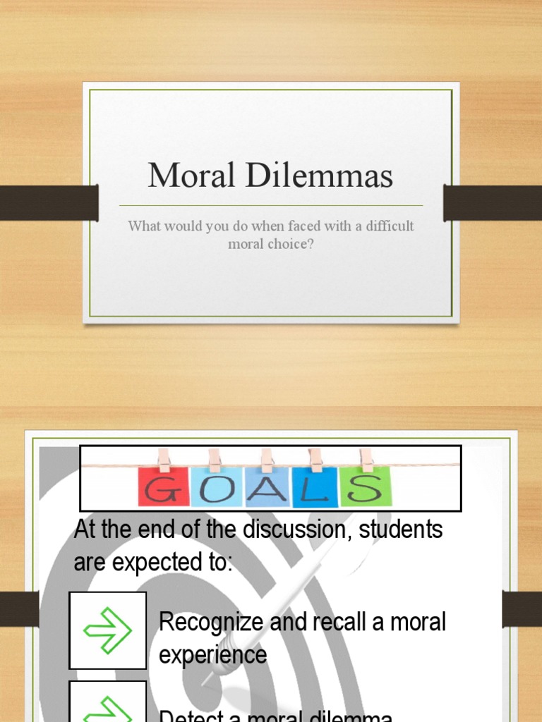 Moral Dilemmas: What Would You Do When Faced With A Difficult Moral ...