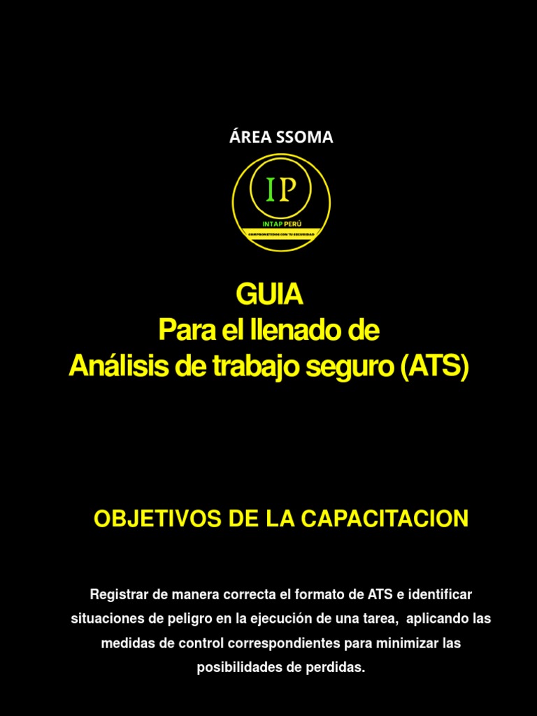 Pasos de Analisis de Trabajo Seguro (Ats) | PDF | Riesgo | Regulación