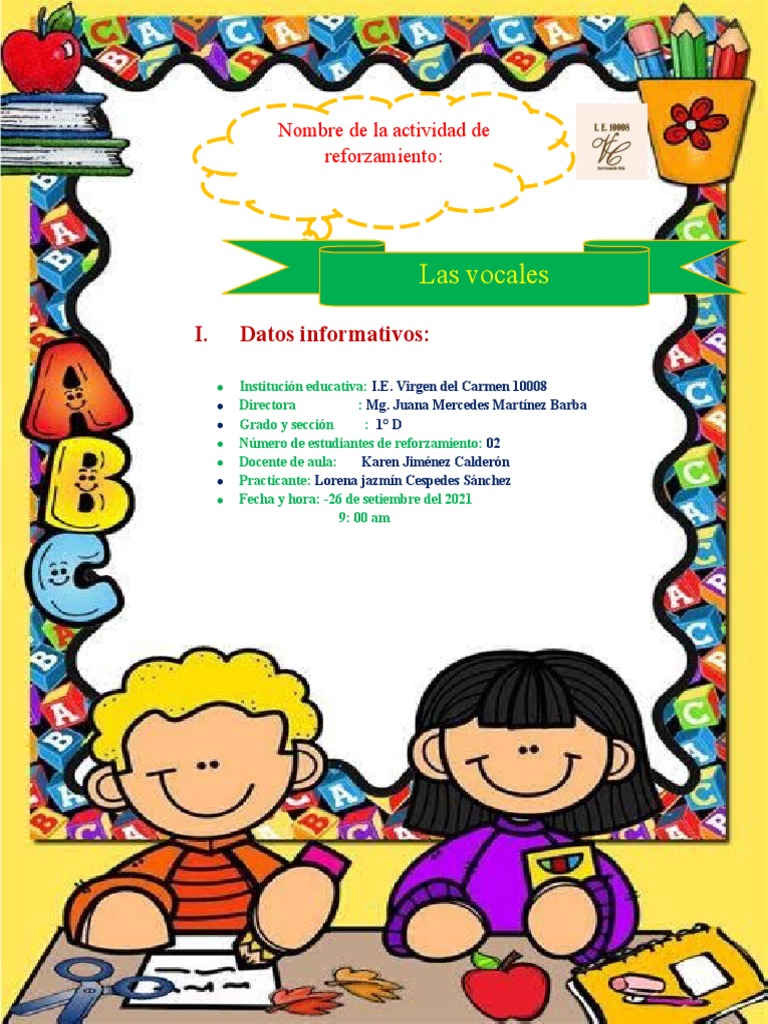 Las Vocales 02 | PDF | Aprendizaje | Cognición