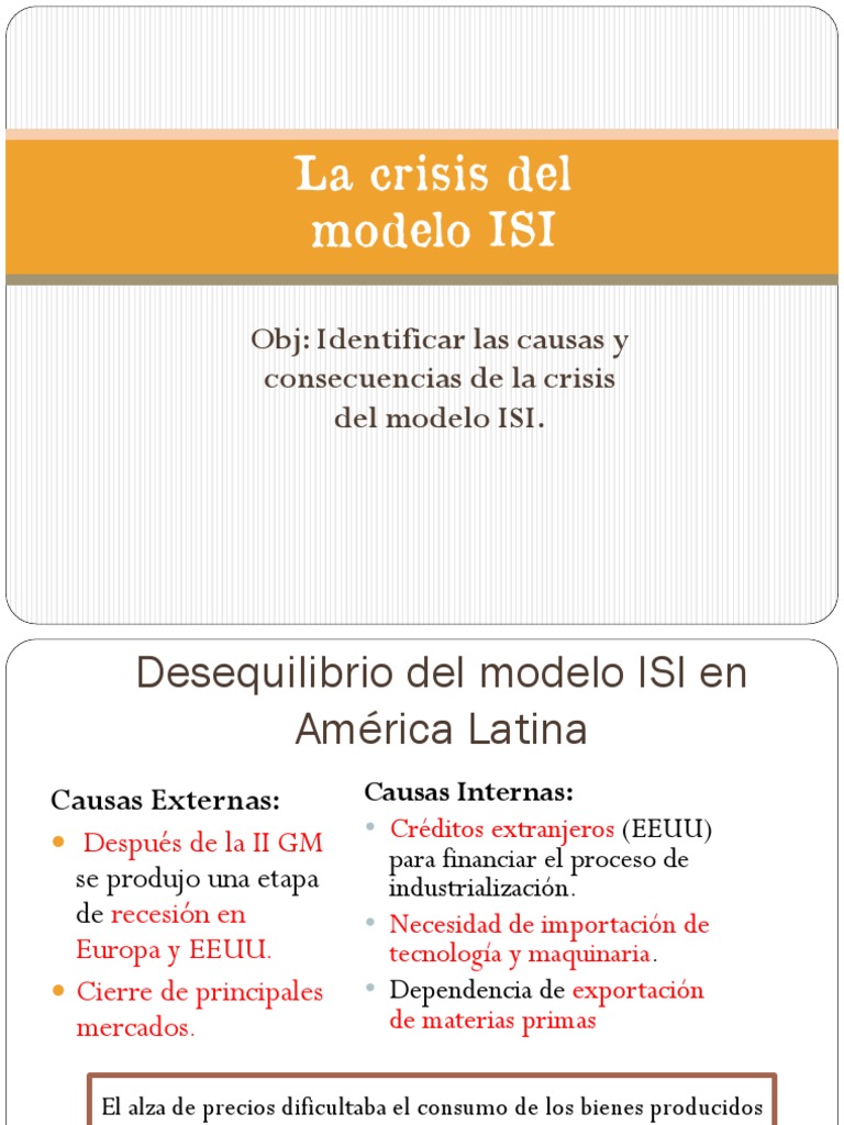 Modelo Isi | PDF | Economias | Ciencias económicas
