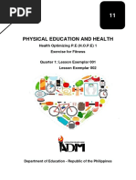 PE6-Q4-M1-Philippines Physical Activity Pyramid Component of Physical Fitness | PDF | Physical ...