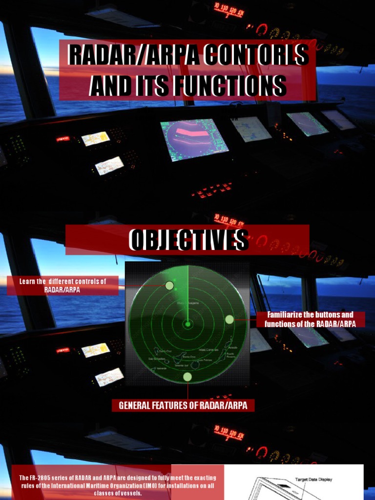 Radar/Arpa Contorls and Its Functions | PDF