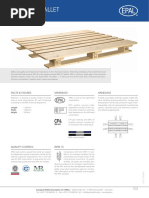 EPAL Euro Pallet Specifications Guide | PDF | Wood | Pallet