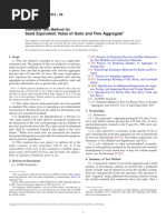 Sand Equivalent Test Method ASTM D2419 | PDF | Standard Deviation | Water