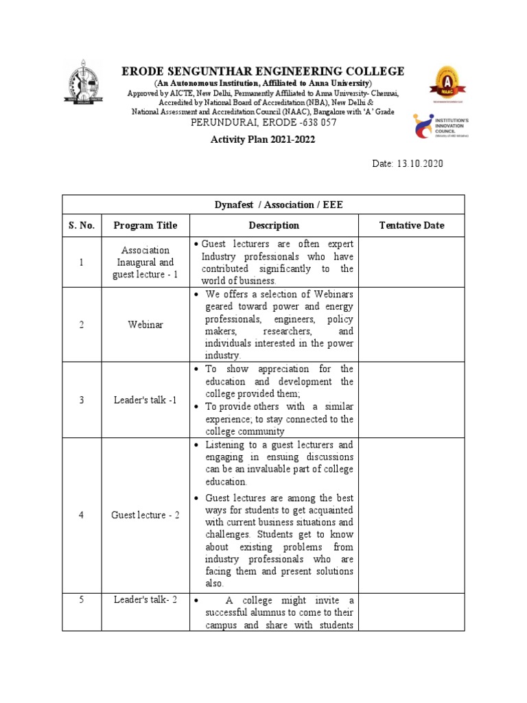 Tentative Action Plan EEE | PDF | Cognition | Behavior Modification