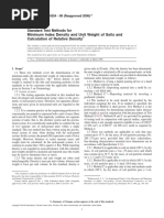 ASTM D1556 D1556M 15e1 | PDF | Density | Sand