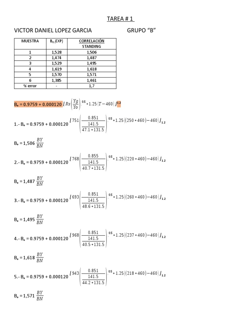 Tarea # 1 Victor Daniel Lopez Garcia Grupo "B": Rs Yg Yo - 751 | Download grátis PDF ...