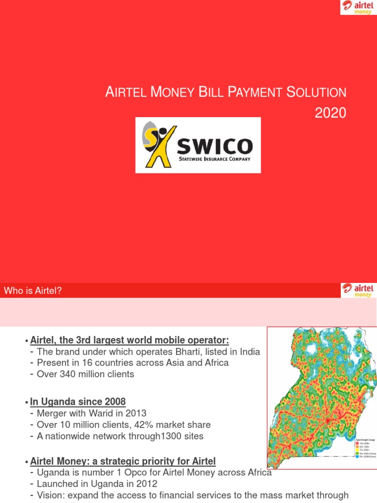 Airtel Money Corporate Collections Solution Proposal | PDF | Financial ...