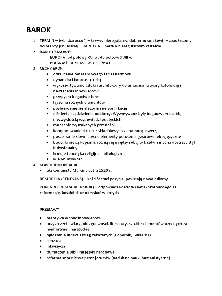 Barok | PDF