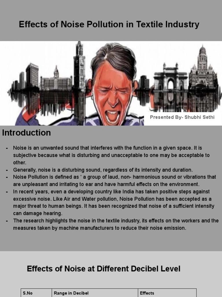 The Decibel Dangers: A Look at Noise Pollution Levels Across Machinery ...