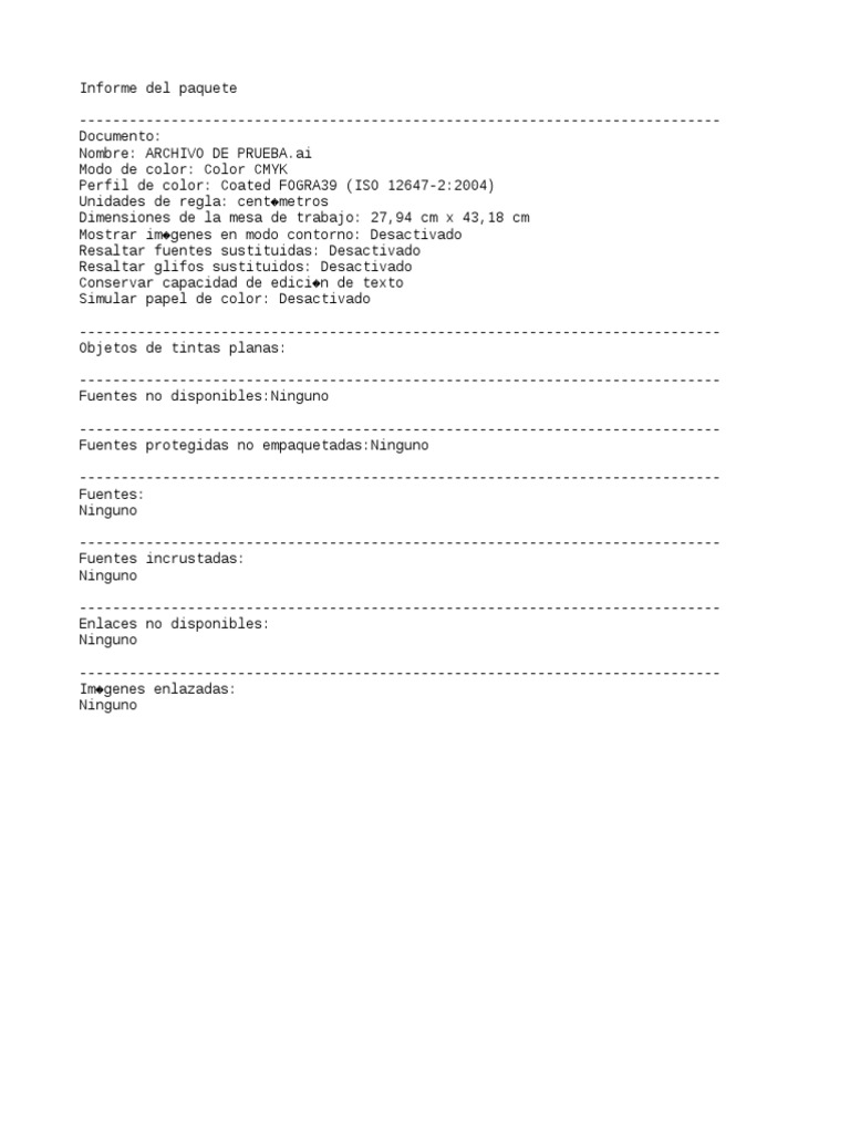 Archivo de Prueba Informe | PDF | Informática