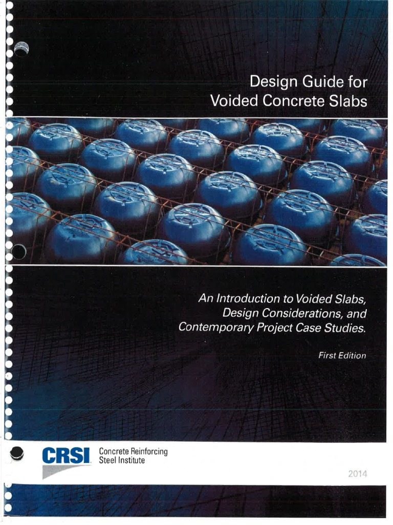 CRSI Design Guide For Voided Concrete Slabs | PDF