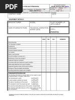 Air Blower Checklist PDF | PDF