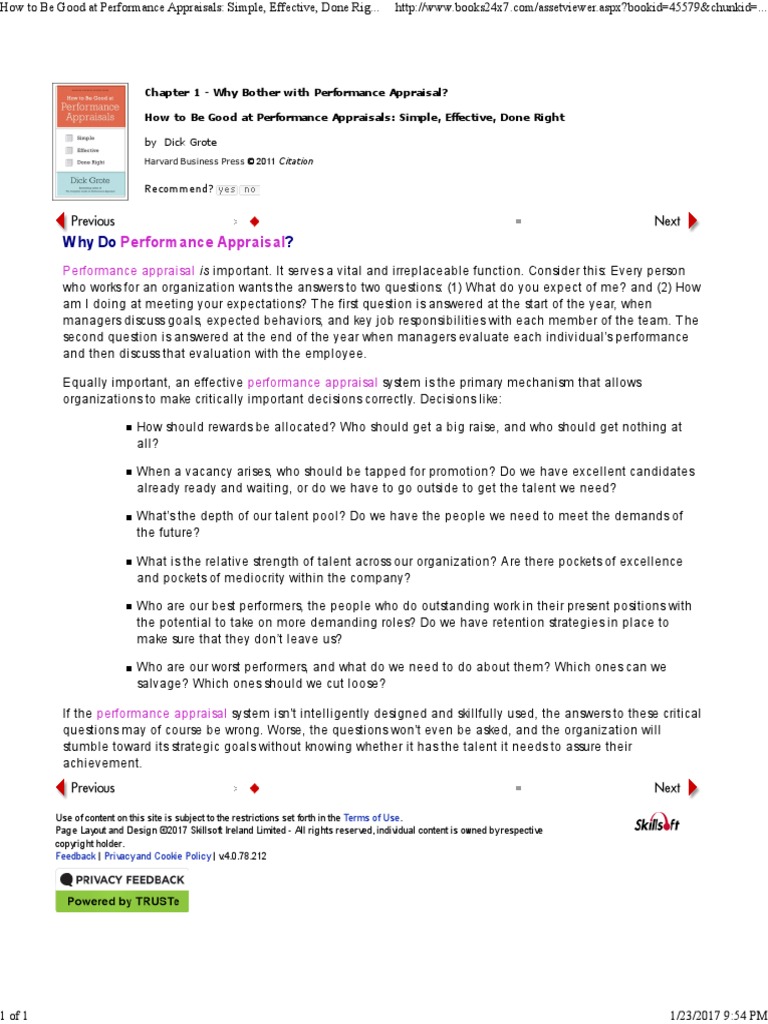 How To Be Good At Performance Appraisals Simple Effective Done